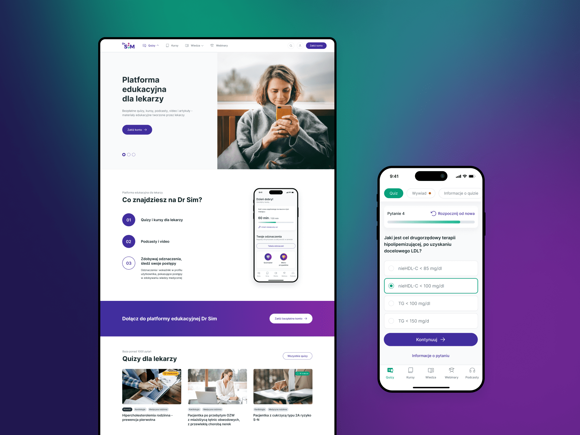 300.codes case study: Dr Sim – gamifikowana platforma LMS dla lekarzy